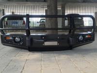 China Automotive Front Bumper Guard For LAND CRUISER Lc Fj 80 Black Rolled Steel for sale