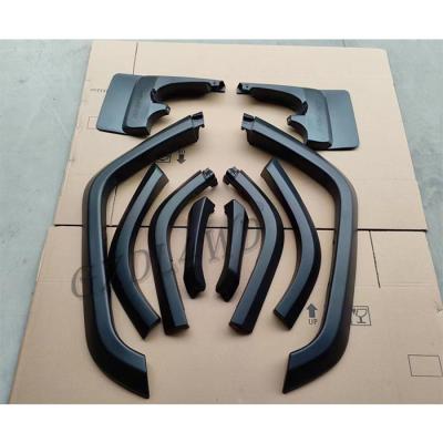 China Matte Black Wheel Arch Flares For TOYOTA Land Cruiser Lc76 for sale
