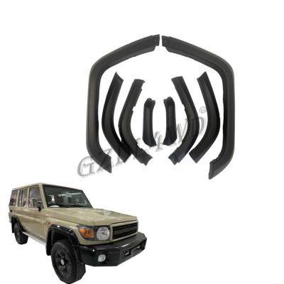 China 3.0mm Thickness Truck Car Inner Fender Mudguard For LC76 SUV Wheel Arch ABS Kits for sale