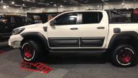 China Purple Horn Parts Car Running Board Pp Aluminum For Hilux Revo for sale