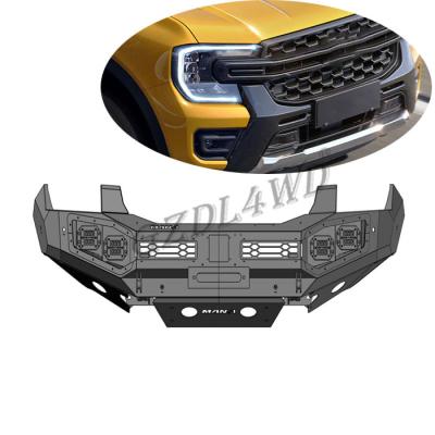 China Auto CE Front Bumper Guard For Ford Ranger 2023 Steel Kits for sale