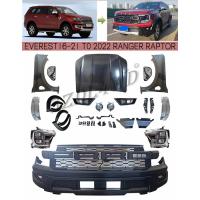 China Car Facelift Upgrade 4x4 Body Kits For Everest 2016-2021 Upgrade To Ranger Raptor 2022 for sale
