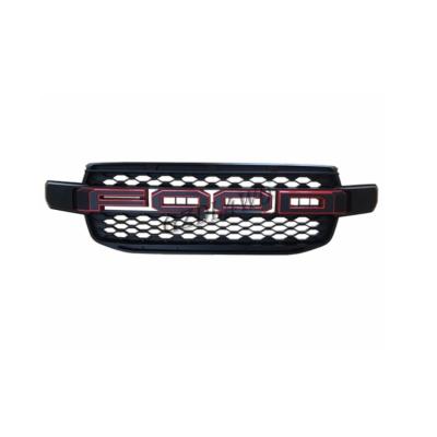 China ABS Front Grill Mesh For Ford Ranger 2022 2023 Accessories T9 MK4 PX4 High Version XLT Wildtrak Sport Pickup for sale