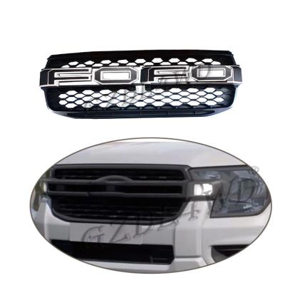 China Black Front Grill Mesh For FORD RANGER Accessories T9 MK4 PX4 Low Version XL XL+ XLS 2022 2023 for sale
