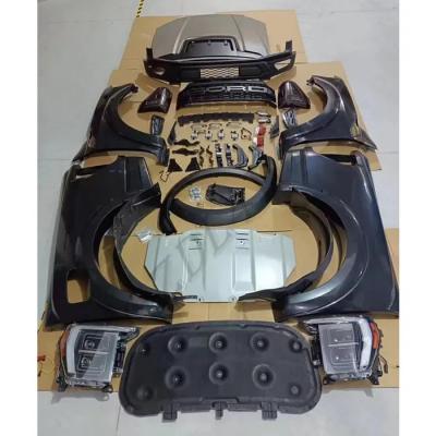 China Purple Horn Wide Body Kits For F150 2022 Offroad Accessories Bumper Fender Flare Hood Pickup Truck for sale