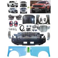 China Plastic 4x4 Body Kits For Ranger T6 T7 T8 Upgrade To T9 Raptor Facelift Body Kit for sale