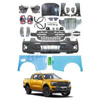 China Purple Horn Facelift Body Kit For Ranger T6 T7 T8 Upgrade To T9 Wildtrak Upgrade Conversion Kit for sale