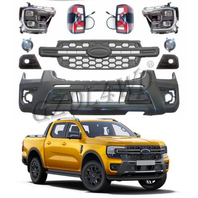 China Facelift 4x4 Body Kits For Ranger 2022 XL XLS Upgrade To Wildtrak Conversion Kits for sale