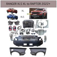 China Black 4x4 Conversion Kit For Ranger 2022 T9 XL XLS Upgrade To Raptor 1/1 Body Kits for sale