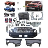 China Black 4x4 Conversion Kit For Ranger 2022 T9 XL XLS Upgrade To Raptor 1/1 Body Kits for sale