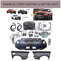 China Purple Horn Conversion Upgrade Body Kit For Ranger 2022 XLT Sport Wildtrak Upgrade To Raptor 1/1 for sale