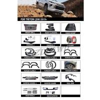 China 4x4 Car Accessaries Rear Bumper For Triton L200 2019+ Plastic Back Bumper for sale