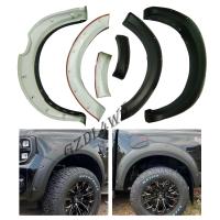 China Matte Black 4x4 Car Fender Flares For Ranger T9 2022+ ABS 3M Tape Wheel Arch Flares for sale