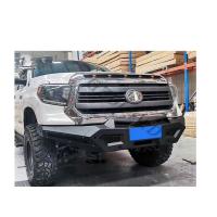 China Rolled Steel Front Bumper Guard For Tundra 2007-2020 Black for sale