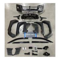 China Purple Horn 4x4 Body Kits Grille Front And Rear Bumper Kits For Hilux 15-21 Modified To Gr Sport 2021+ With Light for sale