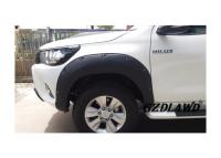 China OEM Fender Flares Matte Black 2015 2016 , Hilux Revo Wheel Arch Flares Toyota for sale