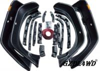 China 2007 - 2014 Jeep Wrangler Jk Fender Flares Kit Pocket Style With Lights for sale