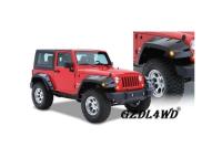 China  Jeep Wrangler Jk 4x4 Wheel Arch Flares / Auto Wheel Eyebrow Black Color for sale