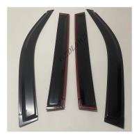 China Purple Horn Car Window Visor Deflectors Vent Sun Rain Guard For Landcruiser 2018-2019 Lc200 Accessories for sale