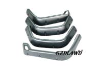 China Pocket Style 4x4 Wheel Arch Flares Matte Black Textured For Jeep Wrangler TJ for sale