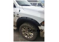 China 2002 - 2008 Dodge Ram 1500 Fender Flares With Self Tappers Screws ABS Plastic for sale