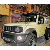 China 4X4 Car Roof Basket Luggage Steel Platform Roof Racks For JB74 JB64 Cargo Carriers Purple Horn for sale
