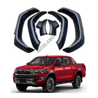 China Off Road Car Body Kit Wheel Arch Fender Flares For Hilux Rocco 2020 2021 Exterior Accessories for sale
