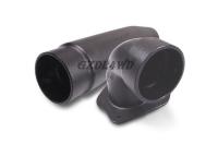 China Left Side Auto Snorkel Air Intake Matte Black LLDPE For Nissan GU Patrol Y61 Model for sale