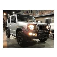 China Purple Horn Pick Up Truck 4X4 Car Accessories Steel Front Bumper Bull Bar For Jimny 2019+ Auto Body Systems for sale