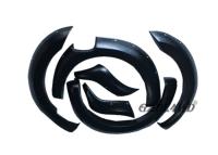 China 19cm Black Pickup Fender Flares Wheel Eyebrow ABS Plastic For  Ranger T6 2012+ for sale