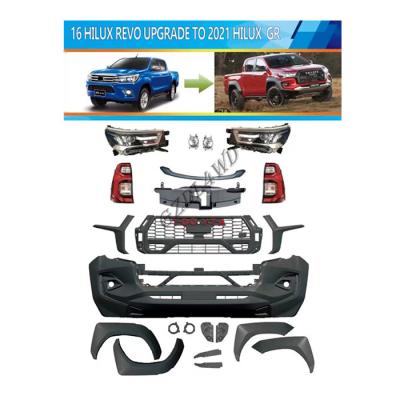China Purple Horn Facelift Upgrade Body Kits For Hilux Revo 2015-2021 To GR Sport 2021+ for sale