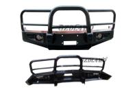 China 2016 Black Front Bumper Guard Rolled Steel Material For Toyota Landcruiser 80 Body Parts for sale