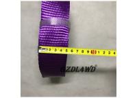 China Recovery Tow Strap 5 Ton OEM , Flat Heavy Duty Tow Rope 4x4 Off Road Cut Resistant for sale