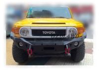China Off Road Winch Bumper Black Powder Coating , Front Truck Bumpers For Toyota FJ Cruiser 2007 for sale