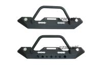 China Steel 4X4 Front Bumper Guard With LED Lights Jeep Wrangler 2007 - 2014 for sale