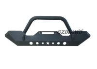 China Solid 4x4 Front Bumper Guard Jeep Wrangler JK With Black Powder Coated Steel for sale