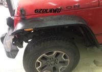 China 4X4 Car Off Road Fender Flares For Jeep Wrangler JK Extensions Flat Style for sale