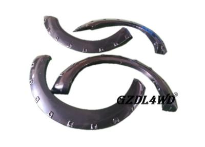 China Black 4x4 Wheel Arch Flares Accessories For Nissan Navara Frontier D40 05 - 12 for sale