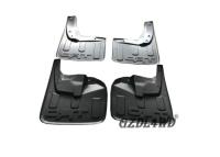 China Matt Black TRD Front And Rear Mud Flaps For Toyota Hilux Revo 2016 for sale