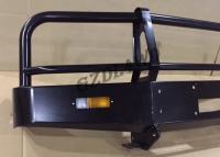 China Off Road Accessories Winch Bull Bar LC 76 Front Bumper Guard 4x4 For Toyota Land Cruiser for sale