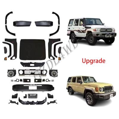 China Car Upgrade Body Kit For Land Cruiser 70 Series LC76 FJ76 1984-2023 Upgrade To 2024 for sale
