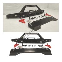 China Steel Car Front Bumper For Wrangler Gladiator 2024 Front Bull Bar for sale