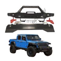 China Steel Car Front Bumper For Wrangler Gladiator 2024 Front Bull Bar for sale