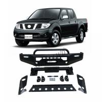 China 4x4 Rolled Steel Front Bumper Guard For Navara D40 2006-2010 Front Bumper Bull for sale