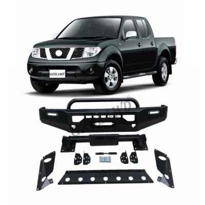 China 4x4 Rolled Steel Front Bumper Guard For Navara D40 2006-2010 Front Bumper Bull for sale