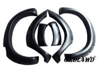 China Pocket Style Wheel Arch Fender Flares For Toyota Hilux Vigo Duble Cab 05 - 11 for sale
