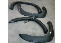 China Flat 4x4 Wheel Arch Flares , 07-13 Toyota Tundra Fender Flares Pocket Rivet Style for sale