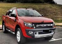 China LED  Ranger T6 Front Grill 4x4 Exterior Accessories Matte Black for sale