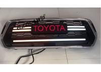 China Chrome Front Grill Mesh For 2018 Toyota Hilux Revo Rocco With LED Turning Lights for sale