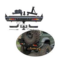 China Rust Resistance 4x4 Steel Car Rear Bumper For Jimny 2019+ Back Bull Bar bumper for sale